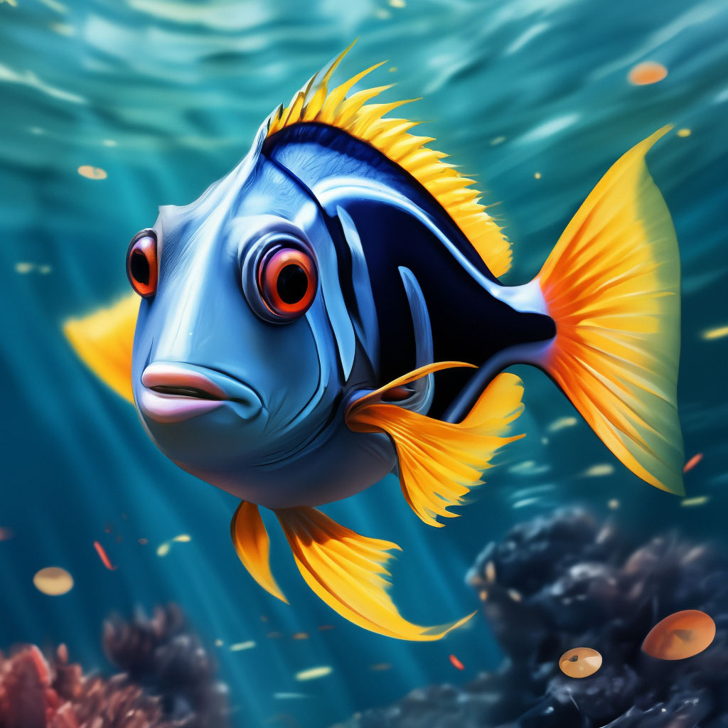 "Dori Fish" — image created in Shedevrum