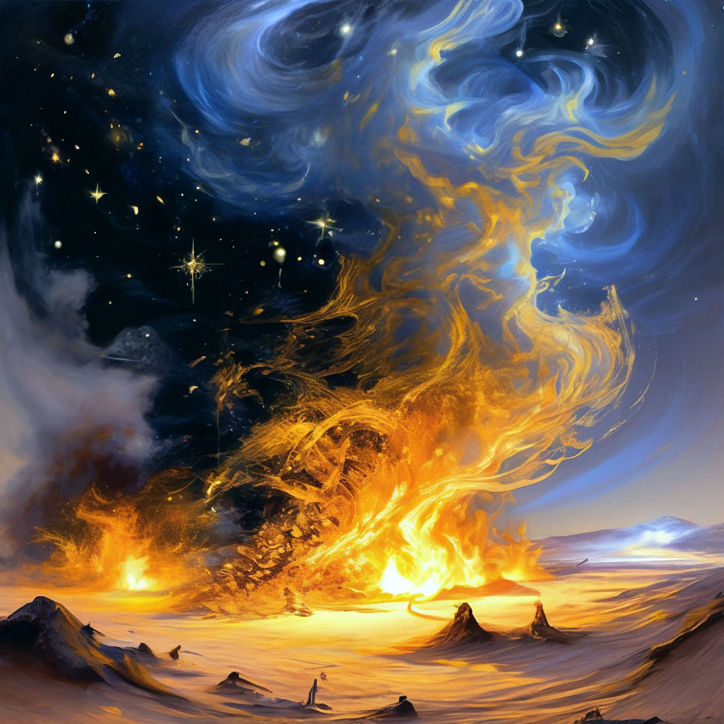 "🟨🥷 realism, thick black smoke, burning, fire, fire, a large camp in ...