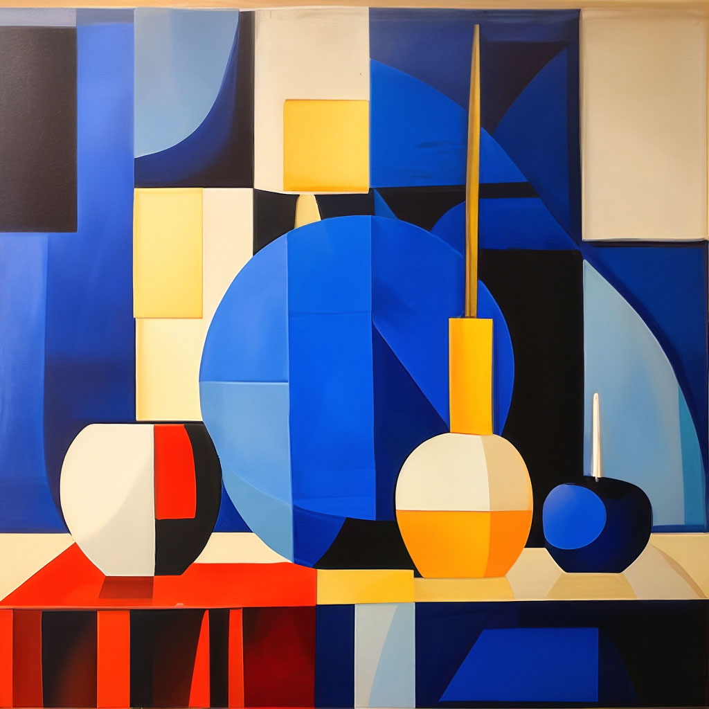 "Still life in the style of Malevich" — image created in Shedevrum