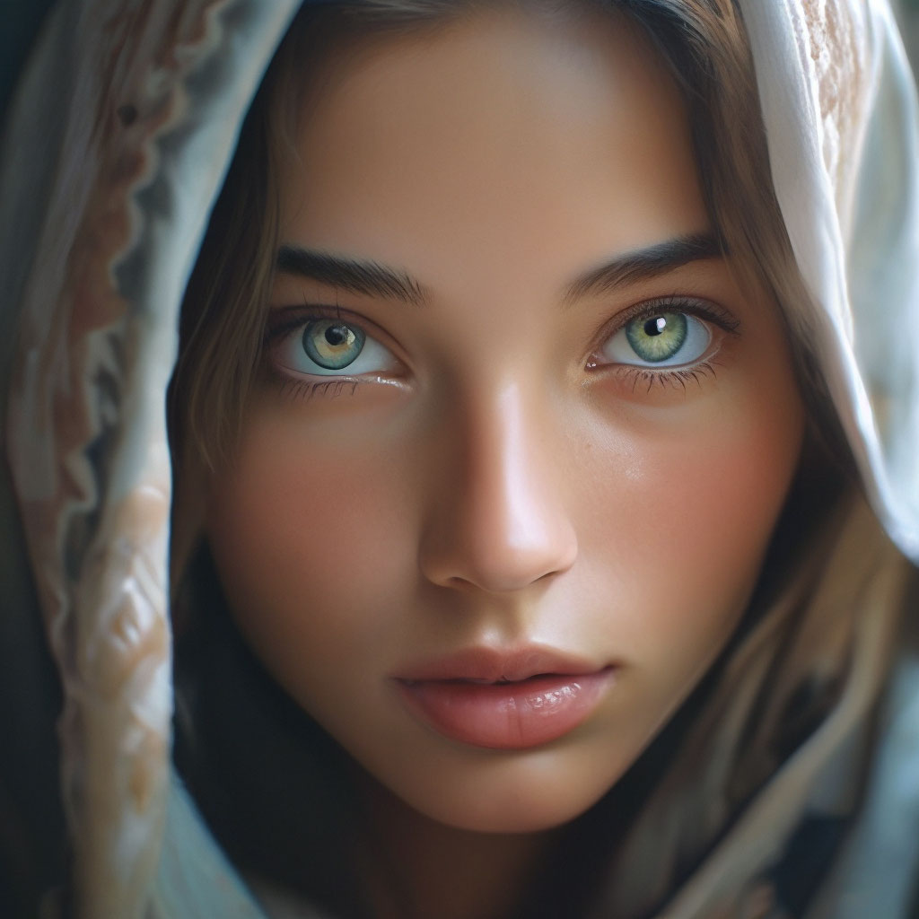 ". girl,humility, submissiveness, meekness, expressive eyes, looking ...
