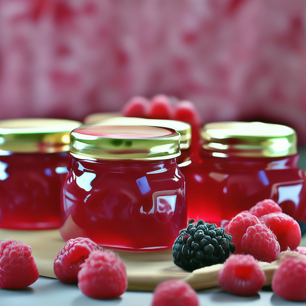"Raspberry jelly" — image created in Shedevrum
