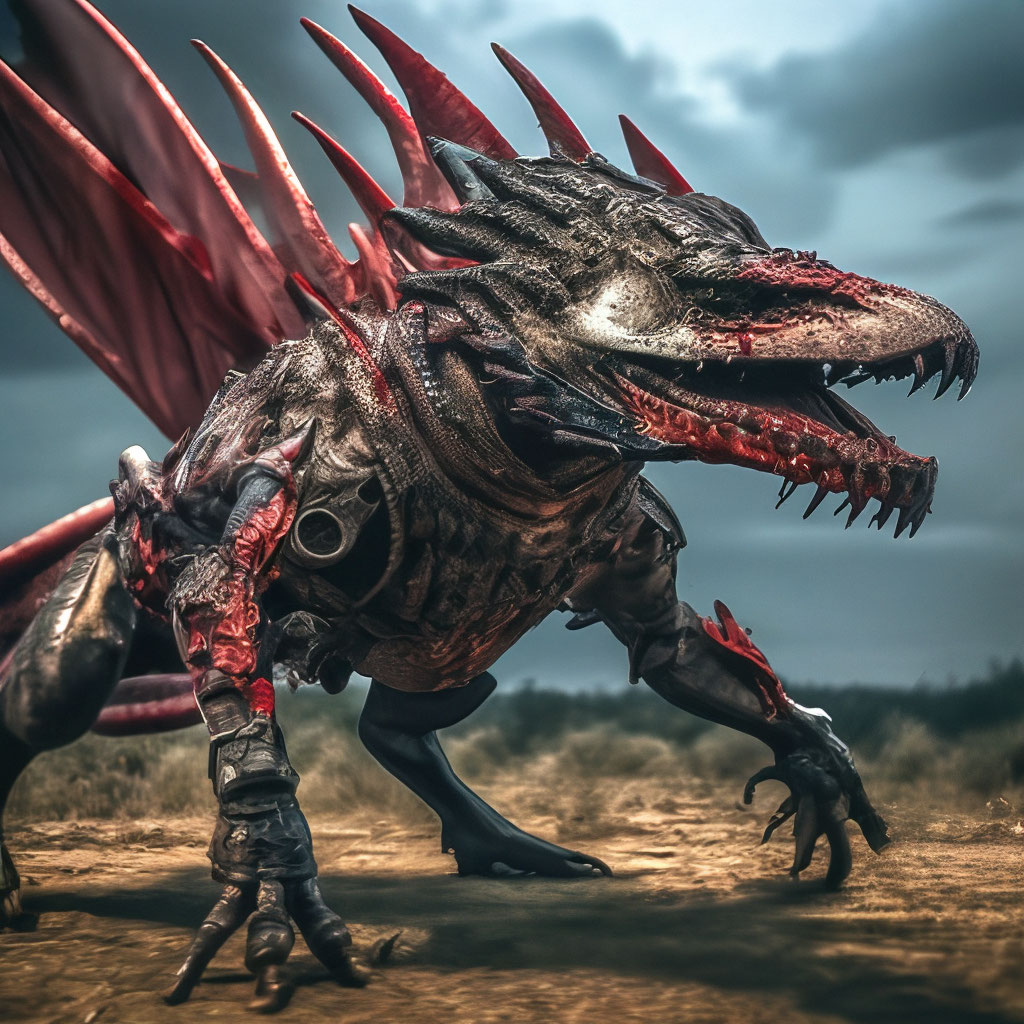 "Bloodthirsty Sinister Terrifying Mega Monster Xenomorphosaurus ...