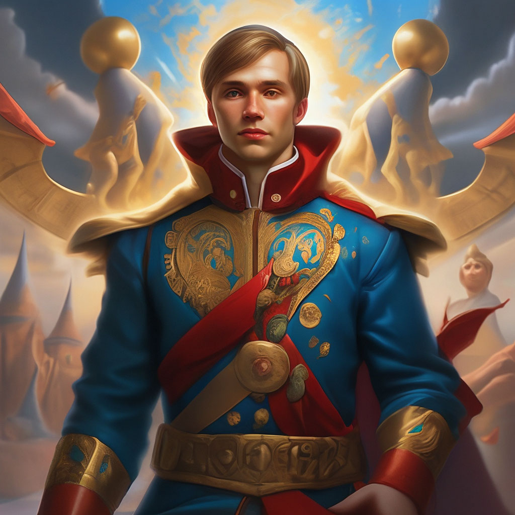"👍 if you are called Mikhail" — image created in Shedevrum