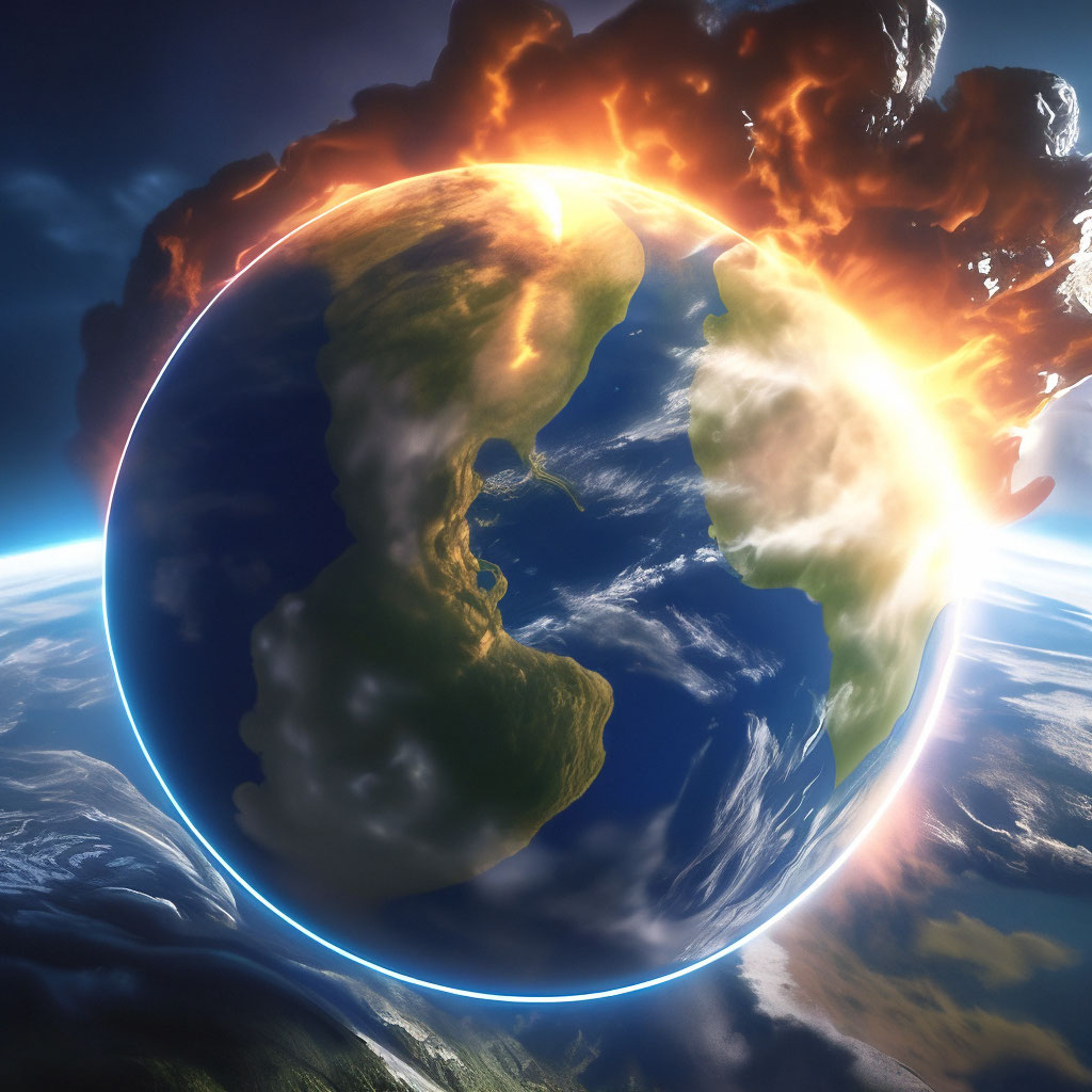 "Show us what planet Earth looked like when it first appeared" — image ...