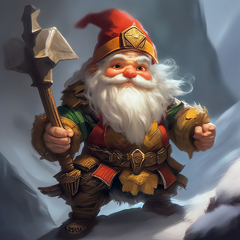 "The dwarf" — image created in Shedevrum
