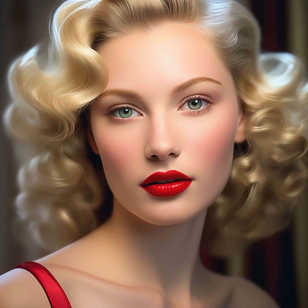 "Beauty,hyper detailed face,portrait body,medium-length blond hair ...