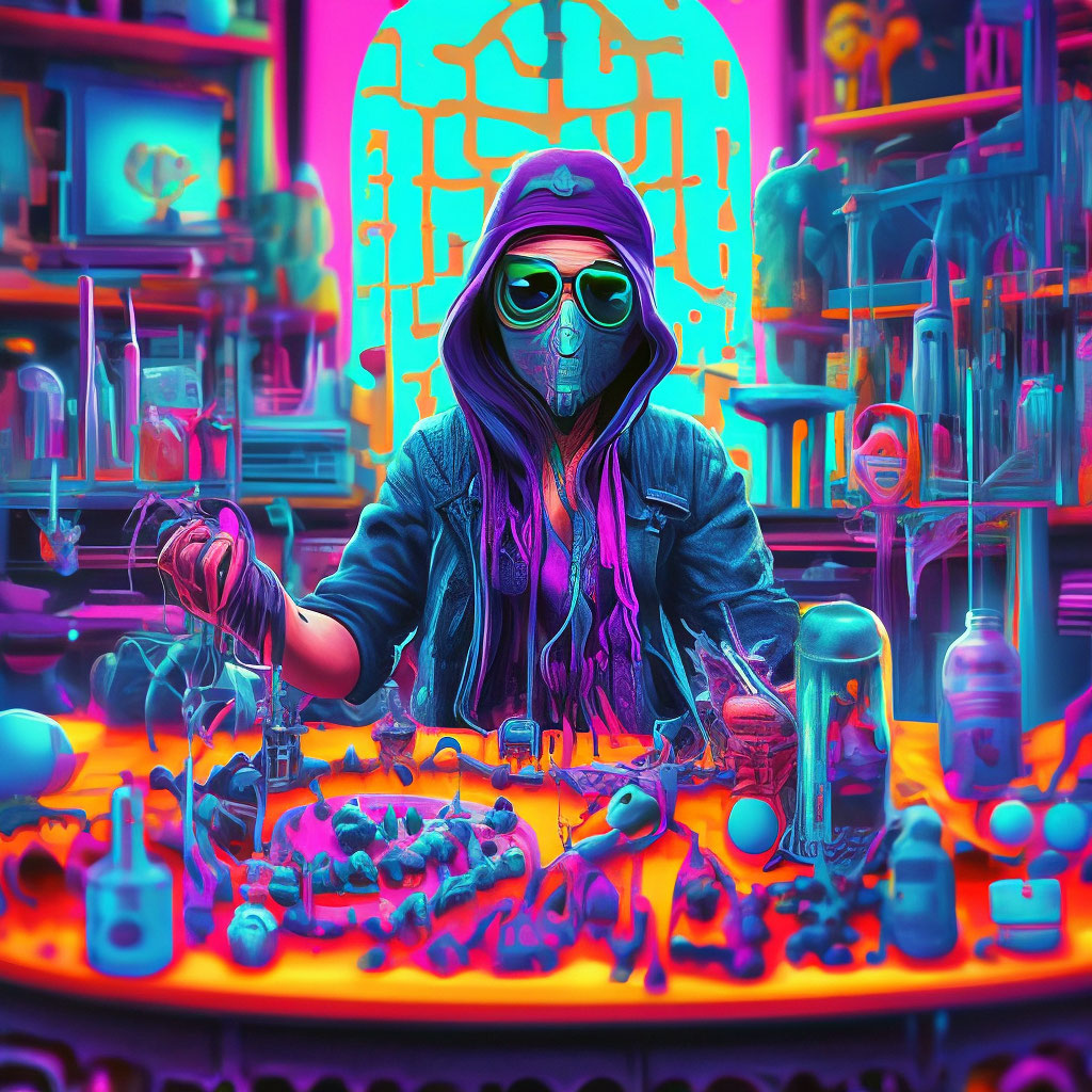 "Cool toxic" — image created in Shedevrum