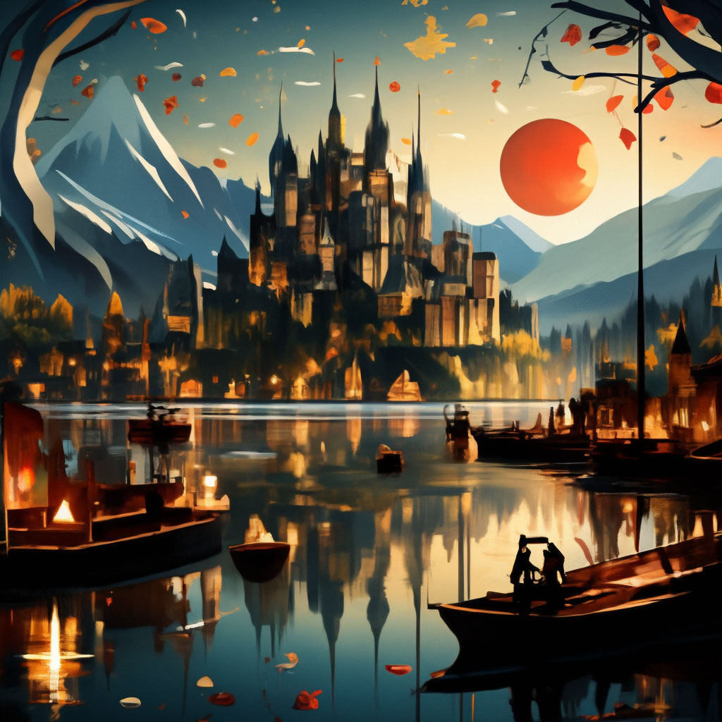 "Epic canvas in style of Illustrator by Joey Chou" — image created in ...