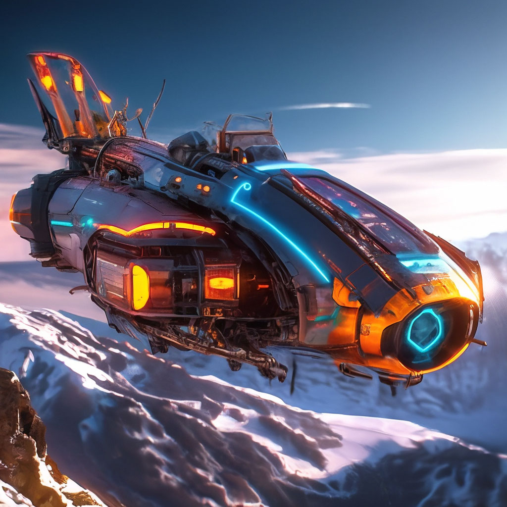 "The novelty of Rosaviostroenie cyberpunk technology glider ...