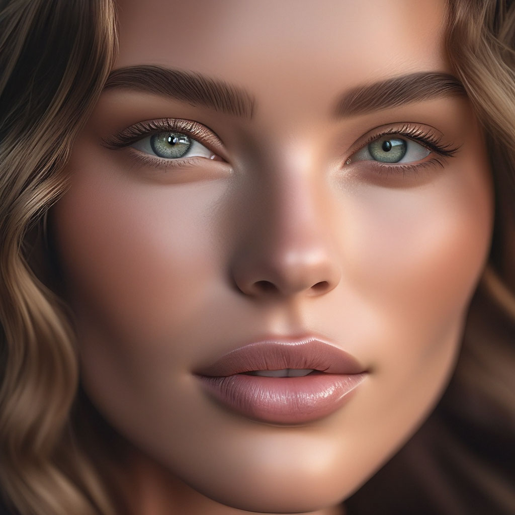 "Aesthetics of a female adult full lush desired beautiful face ...