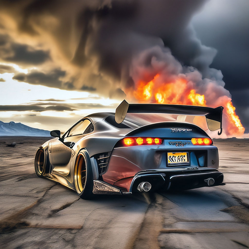 "Beautiful supra in fierce tuning and a cool rear plane" — image ...