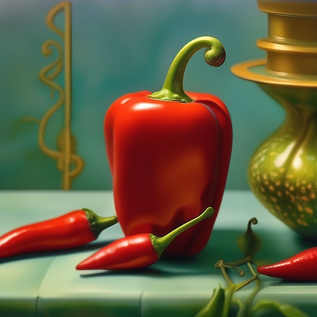 ""the cool pepper has come" allegory…" — image created in Shedevrum