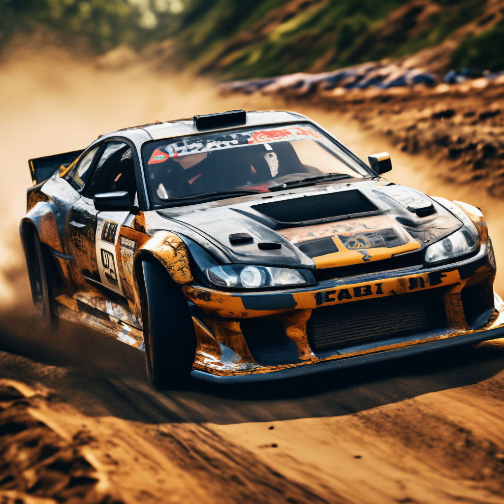 "High resolution 8k dirt drift" — image created in Shedevrum