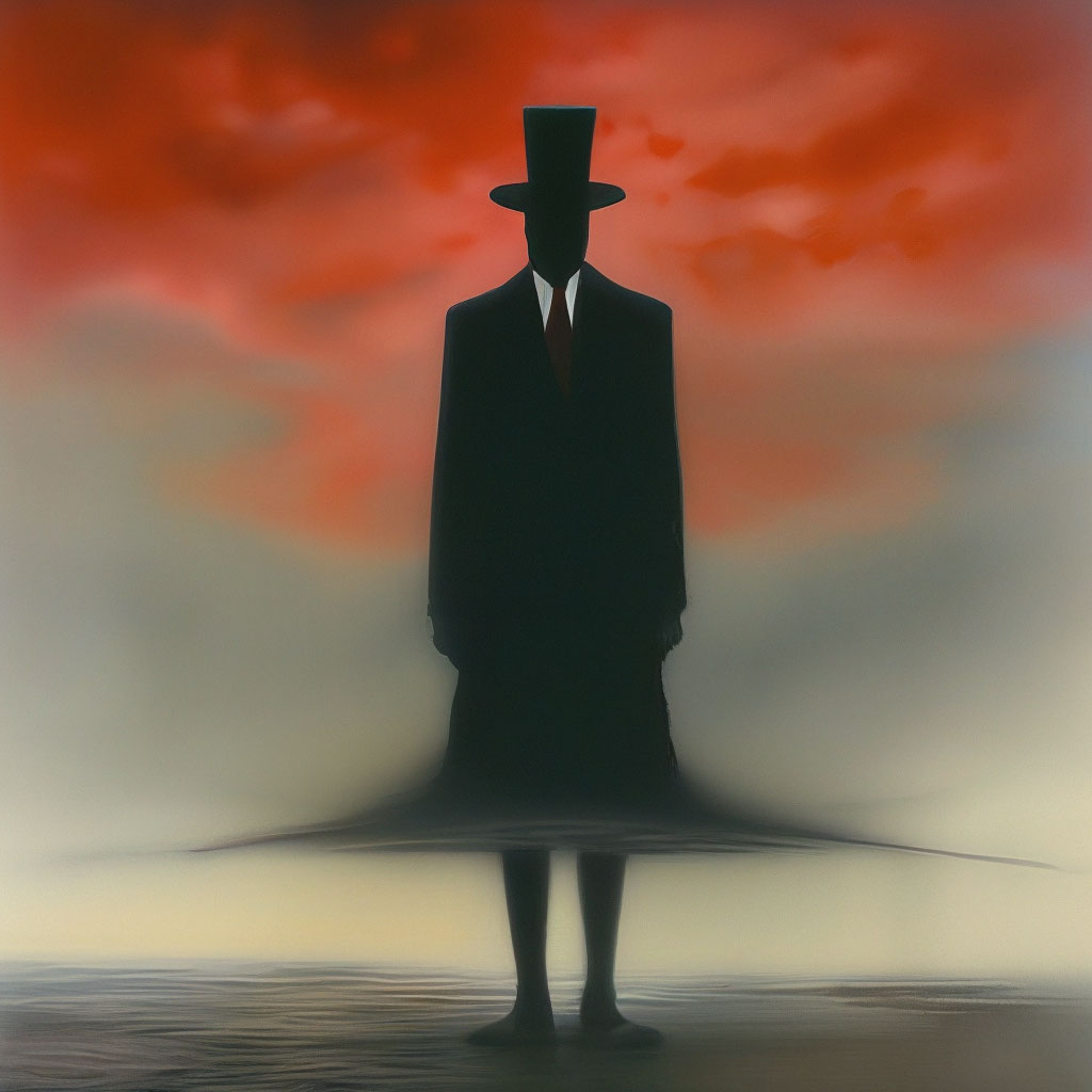 "The month of November in the form of a man in black navgota the beauty ...