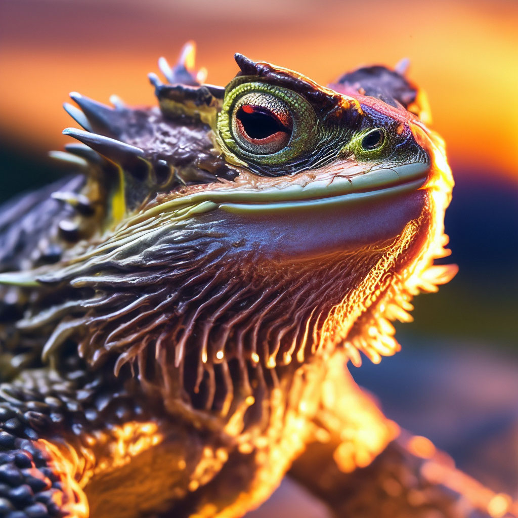 "A bearded toad with a beard." — image created in Shedevrum