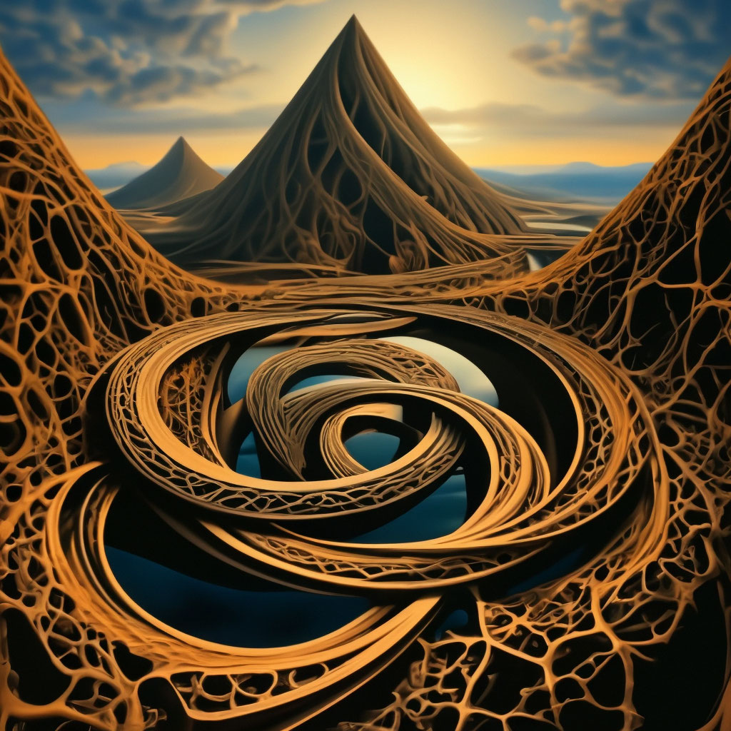 "The paradoxical topology" — image created in Shedevrum