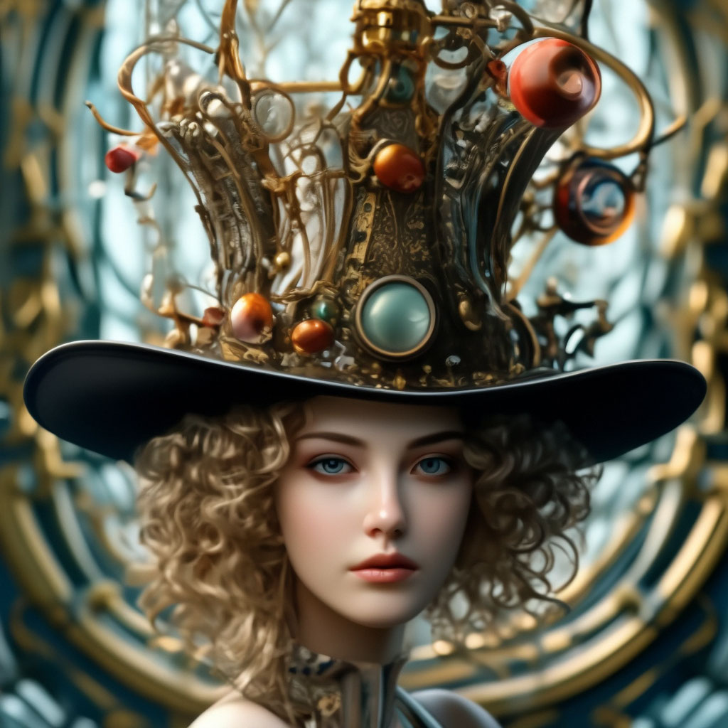 "Super unusual, hypercreative, kresi,fantasy hat,surrealism, …" — image ...