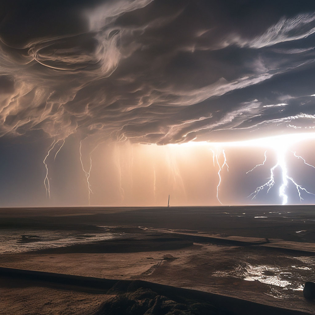 "Unusual phenomena in the sky, beautiful, realistic, professional photo ...