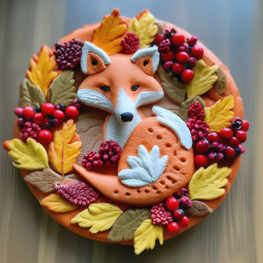 "Autumn crafts made of salted dough, composite crafts with their own ...
