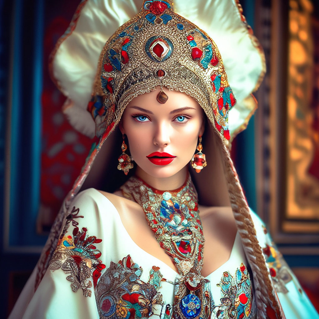 "Russian Russian Superreal,Fotoreal,vintage,Russian lady of incredible ...