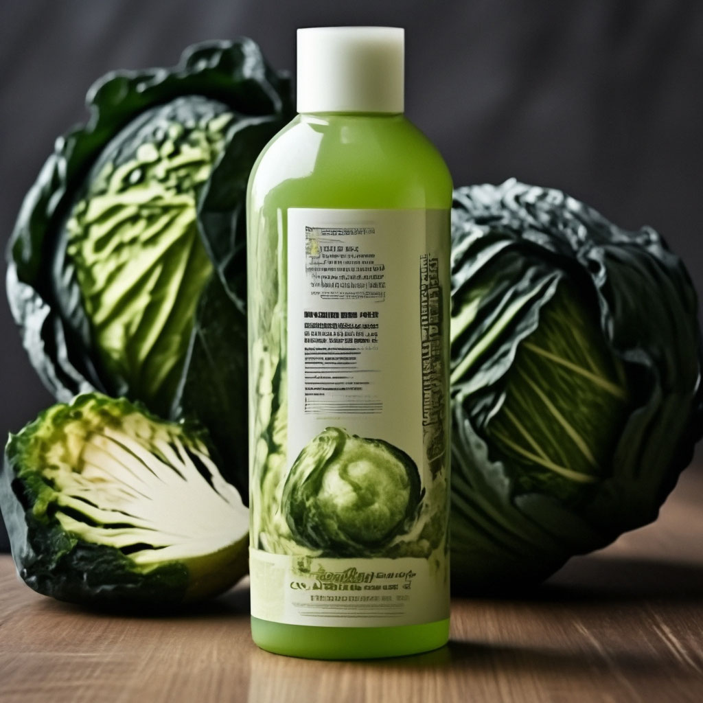 "Epic explosive power.. Cabbage shampoo" — image created in Shedevrum