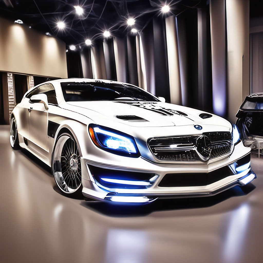 "Maybach Shooting Brake Tuningom Freska Kandy Lowrlder White Metallic ...