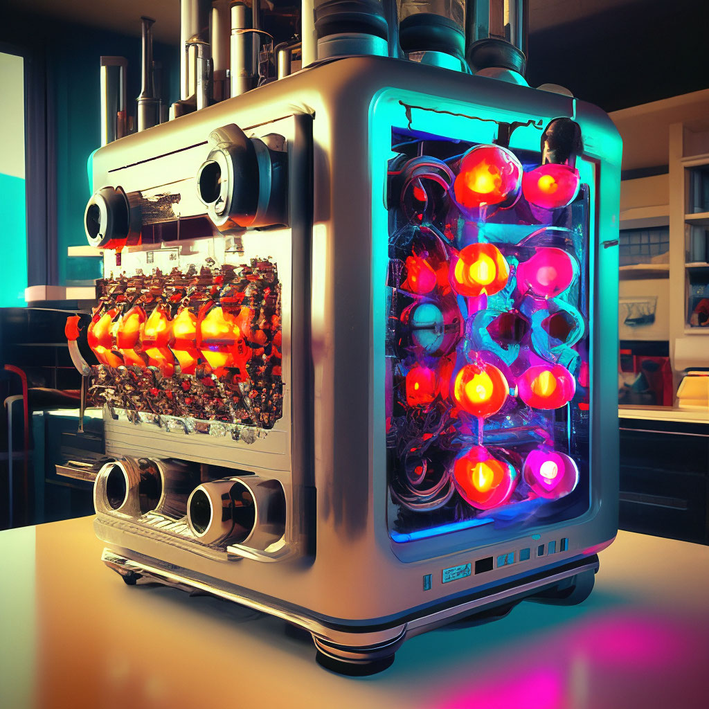 "Asynchronous phasatron" — image created in Shedevrum