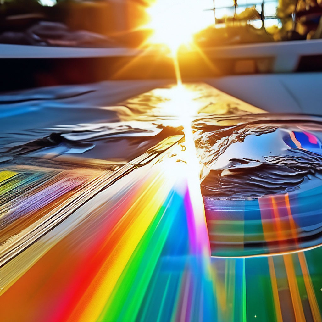 "The most voluminous realistic 8K.high detail .Rainbow 🐌 highlights in ...