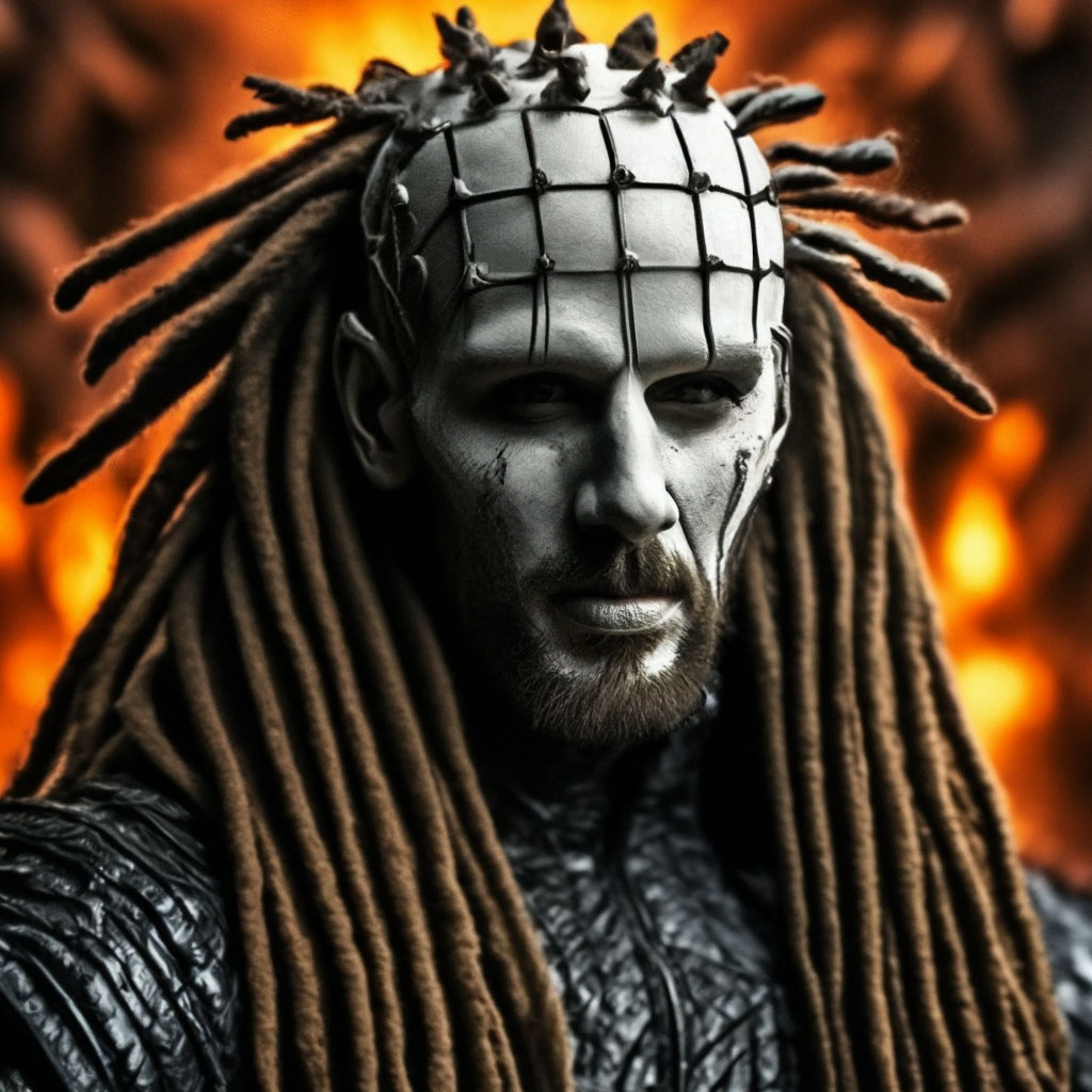 "Pinhead with dreadlocks who came from hell among the angels in ...