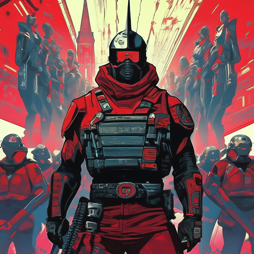 "Invincible Russia! The ruler of the troops!!!" — image created in ...