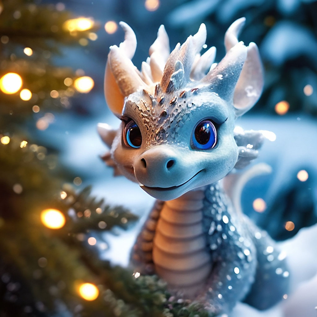 "🔮🔮🔮🔮🔮🔮🔮🔮 cute dragon symbol of the year peeks out from under the ...