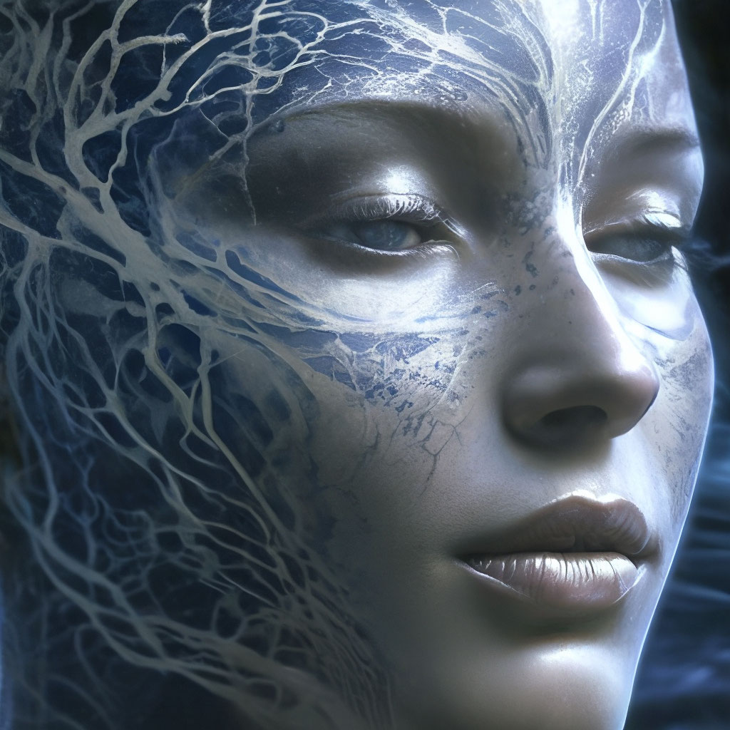 "What does the human soul look like,realism, clarity, brightness,volume ...