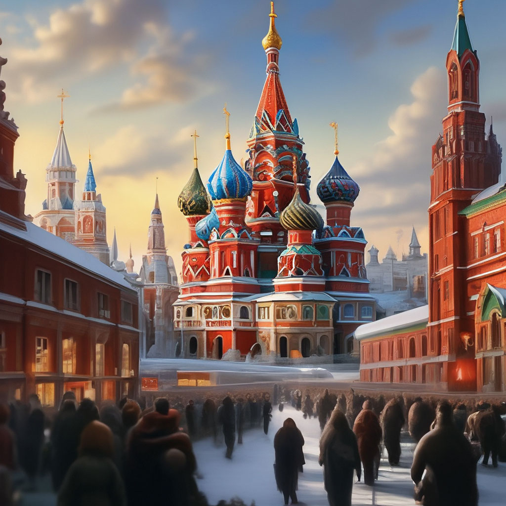 "Russia" — image created in Shedevrum