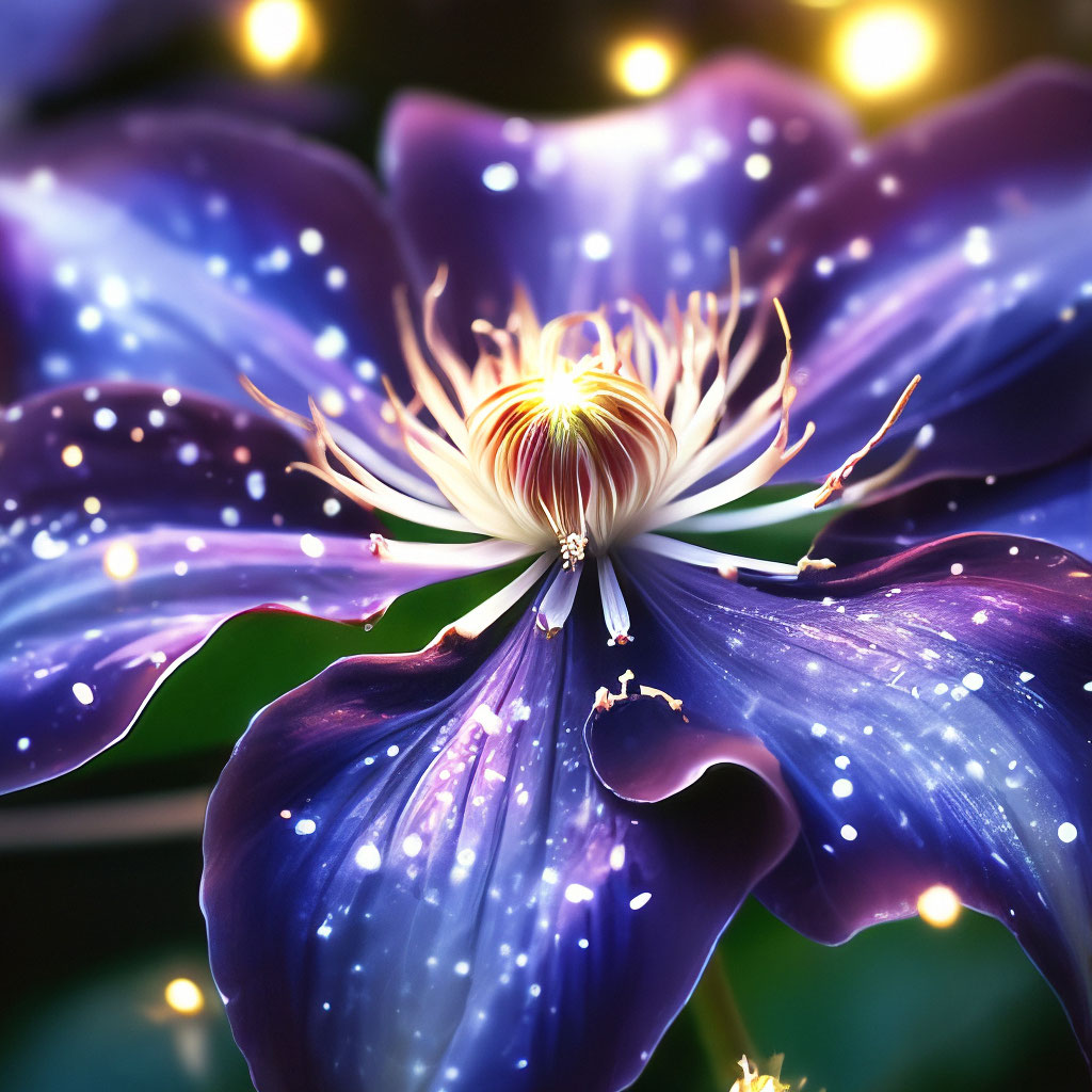 "For you Eklerika! Fabulous velvet clematis, petals from the finest ...
