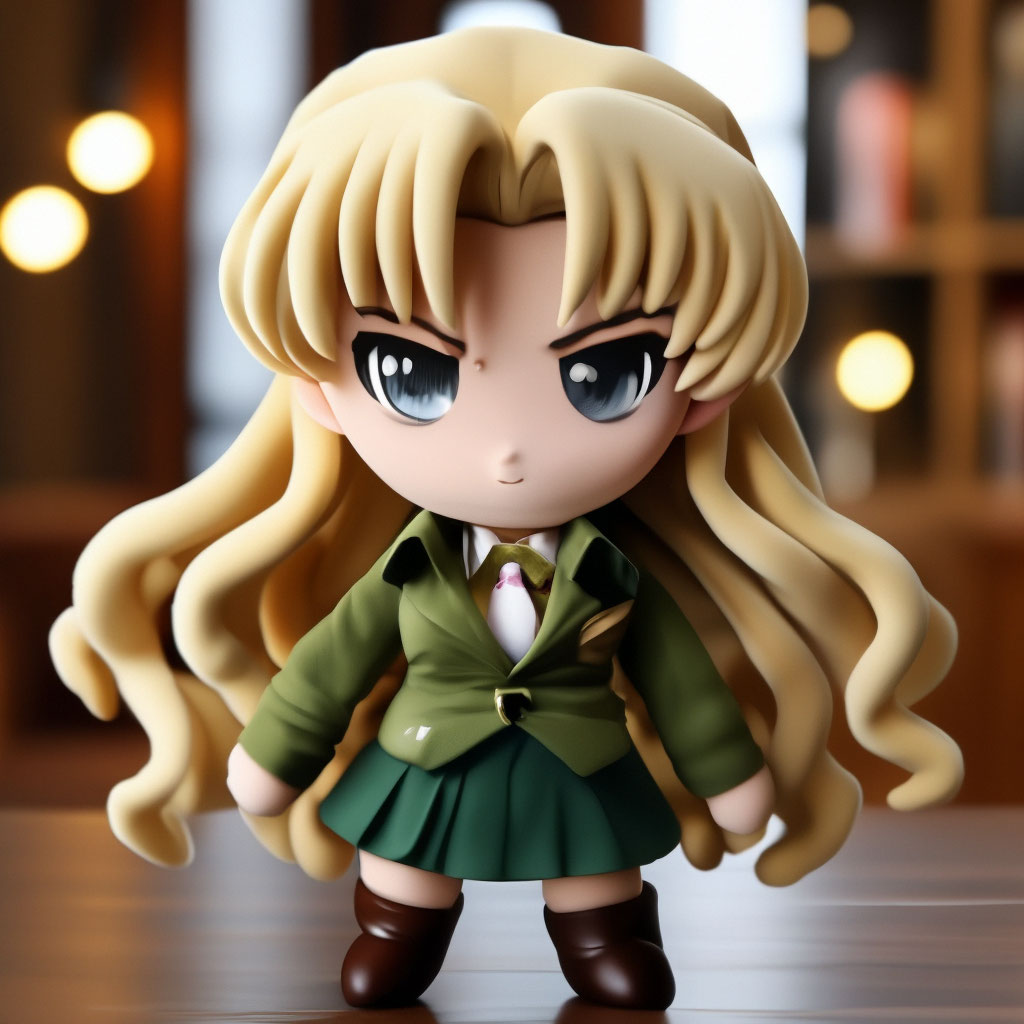 "Balalaika Black Lagoon anime Soft Plush Toy" — image created in Shedevrum