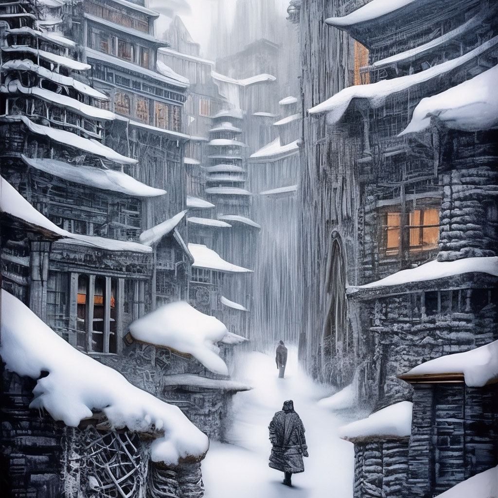 "First snow, book drawing, art, Crayon drawing, Color illustration ...