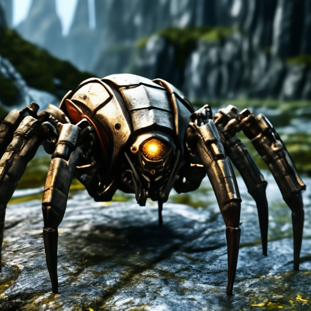 "The Centurion spider is one of the most common Dwemer machines. It ...