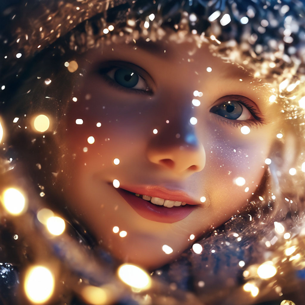 "Ashley Look At Me - New Year's mood, hyper-detail, snowflakes ...