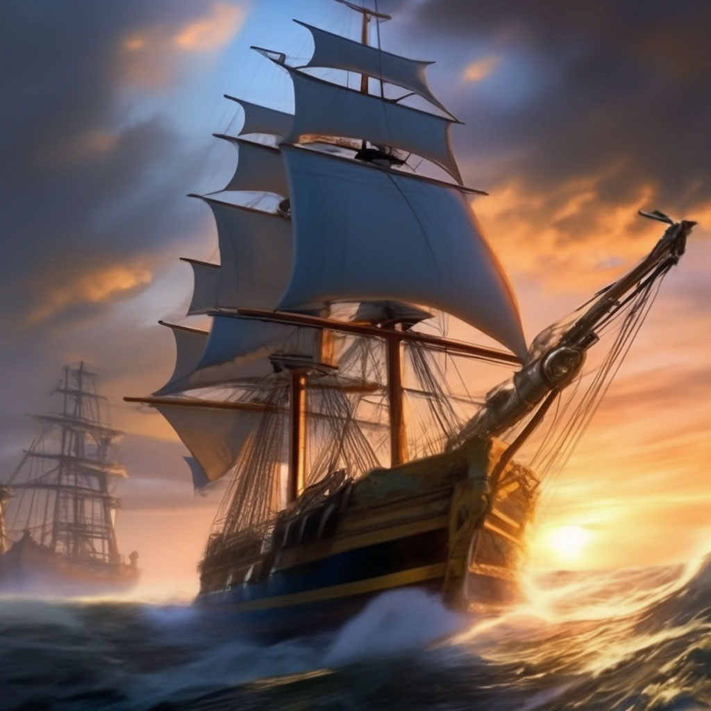 ""Are we going to steal a ship?" That brig?! — Commandeer. We're ...