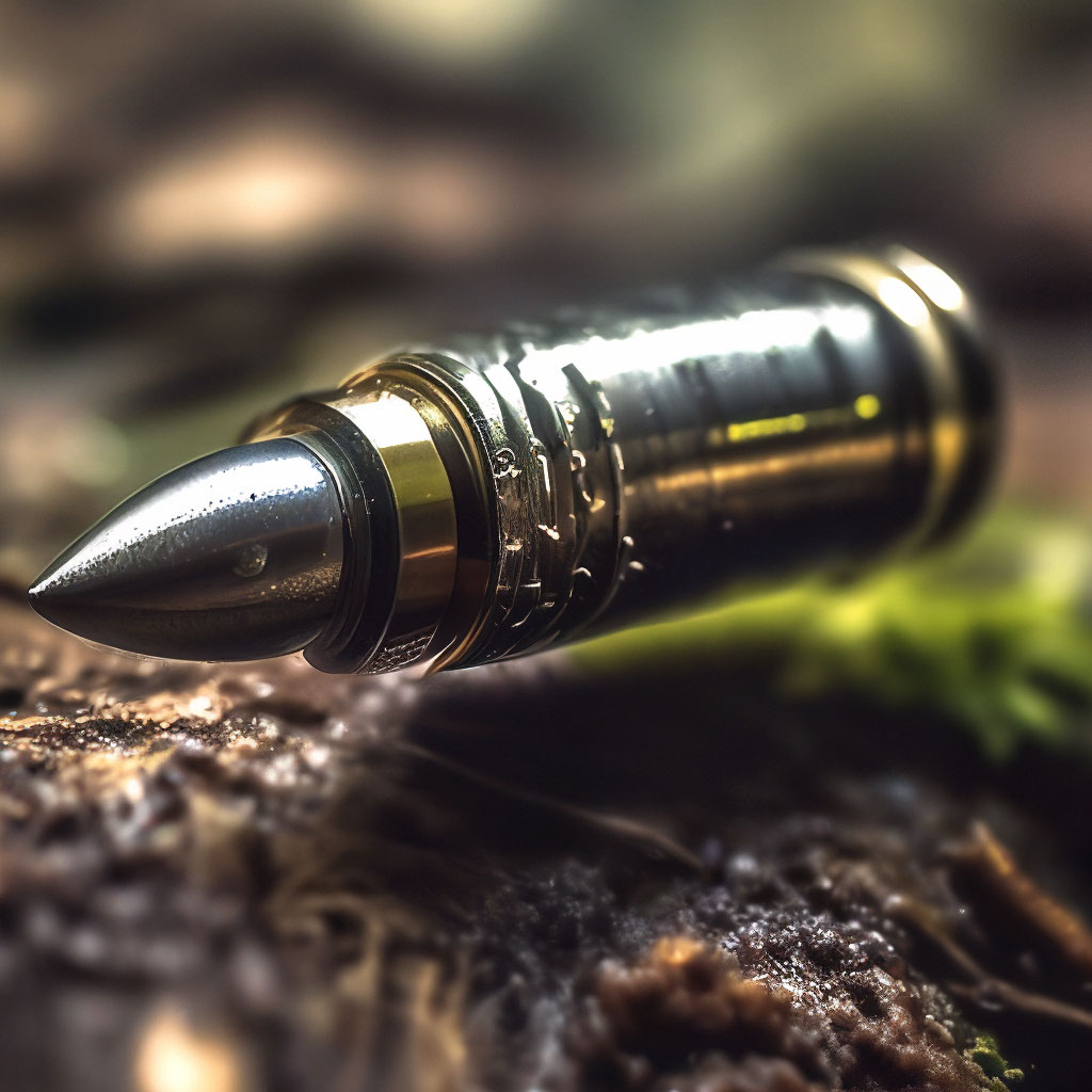 "Bullet. "It flew in one ear and flew out the other," said the bullet ...