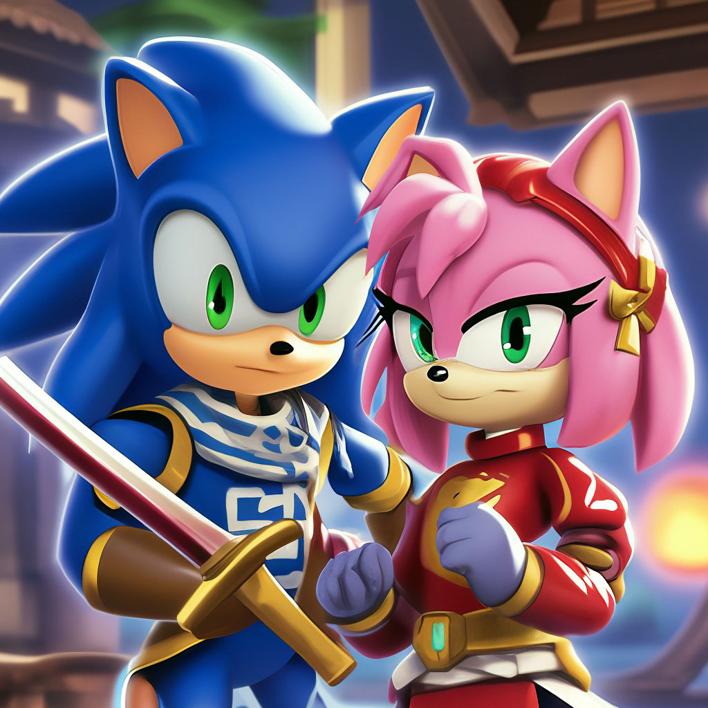 "Samurai dream book and Amy samurai from the cartoon sonic boom ...