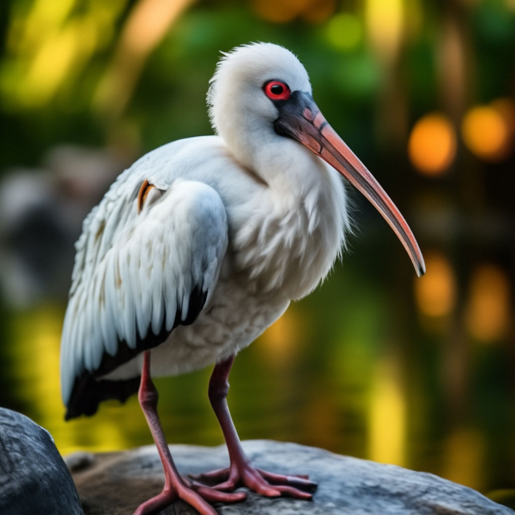 "Cute Ibis, beautiful, realistic, 4k, high resolution, high detail ...