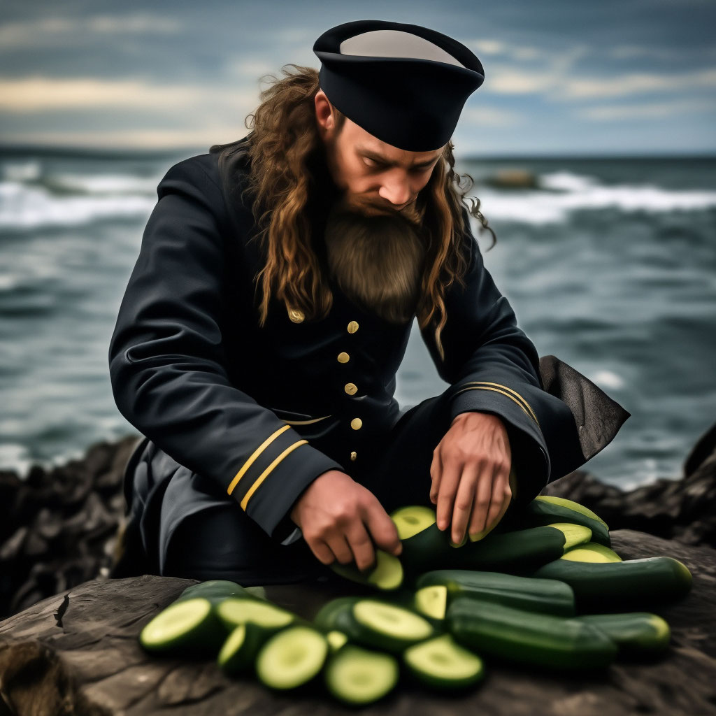 "My grandfather's sailors beat a cat for meat, chopped a mermaid in a ...