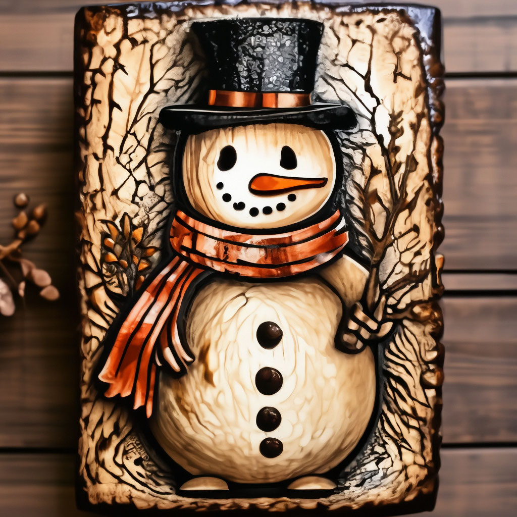"Coffee snowman. stylized. primitive. chalk. pastel colors. the outline ...