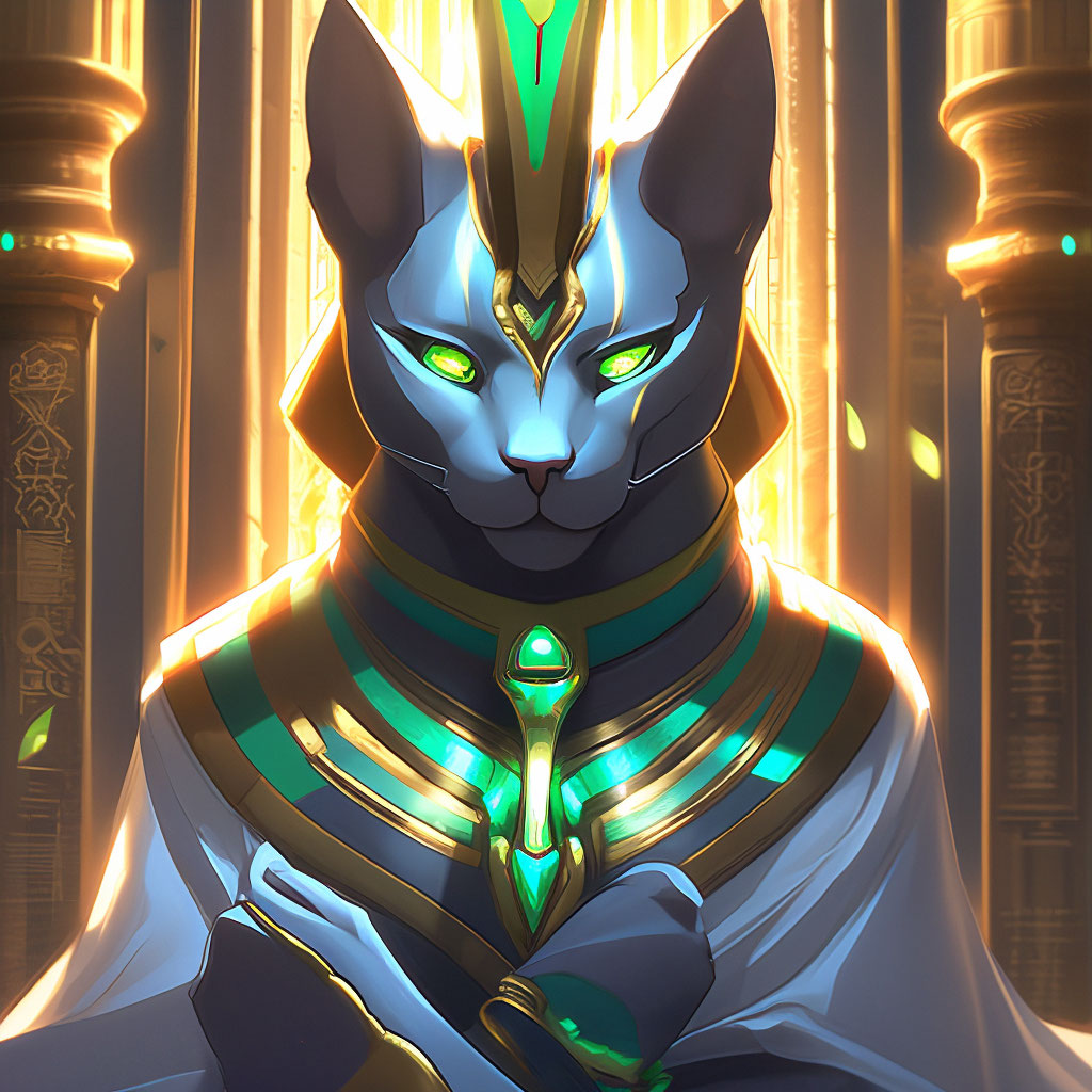 "Egypt Divine series: Osiris - divine of death and resurrection, gray ...