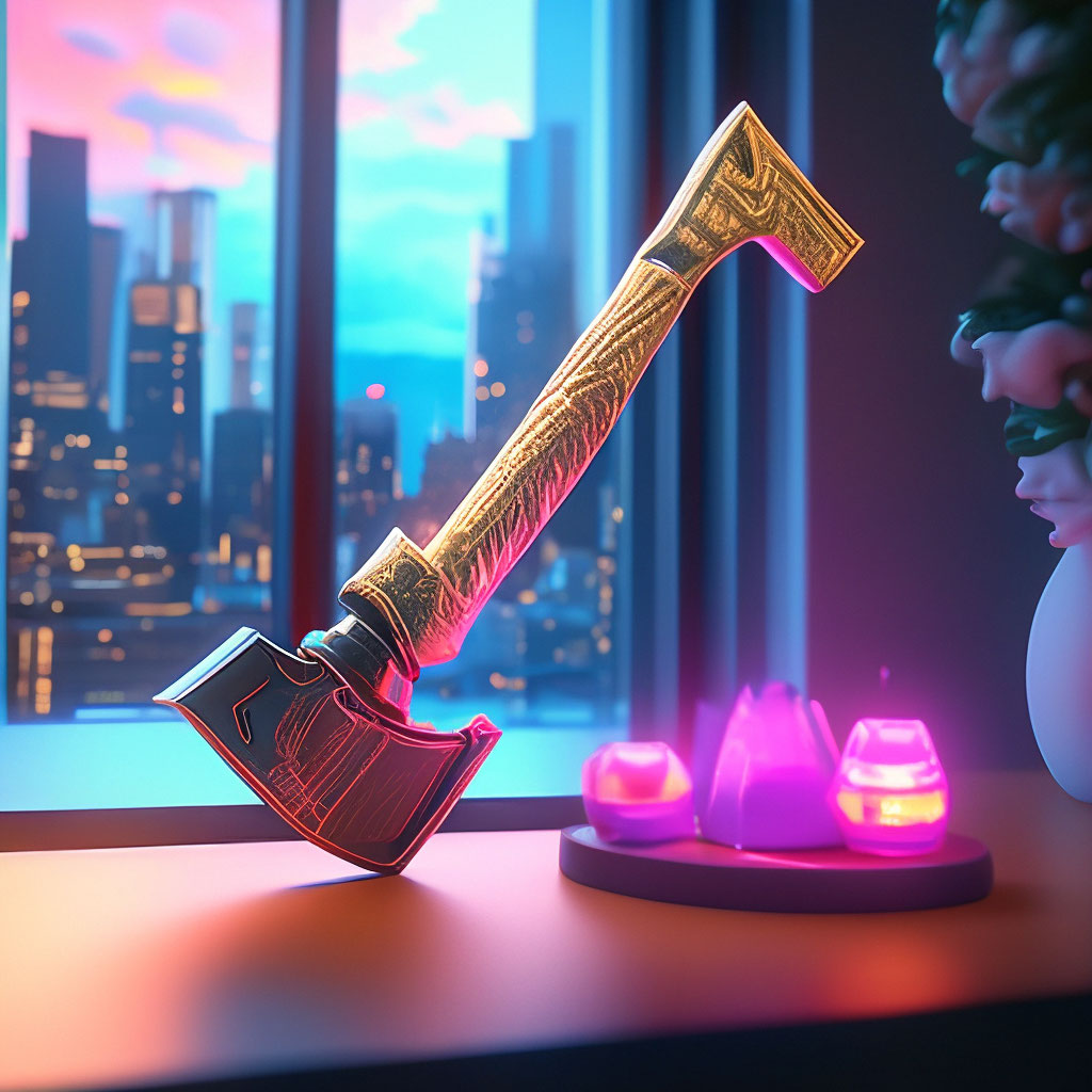 "#681. Axe day, aesthetically pleasing, beautiful, realistic, bright ...