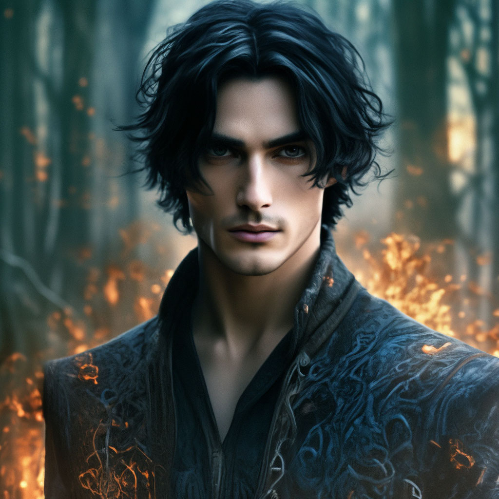 "High resolution, high detail, watercolor, fairy tale, full face, man ...