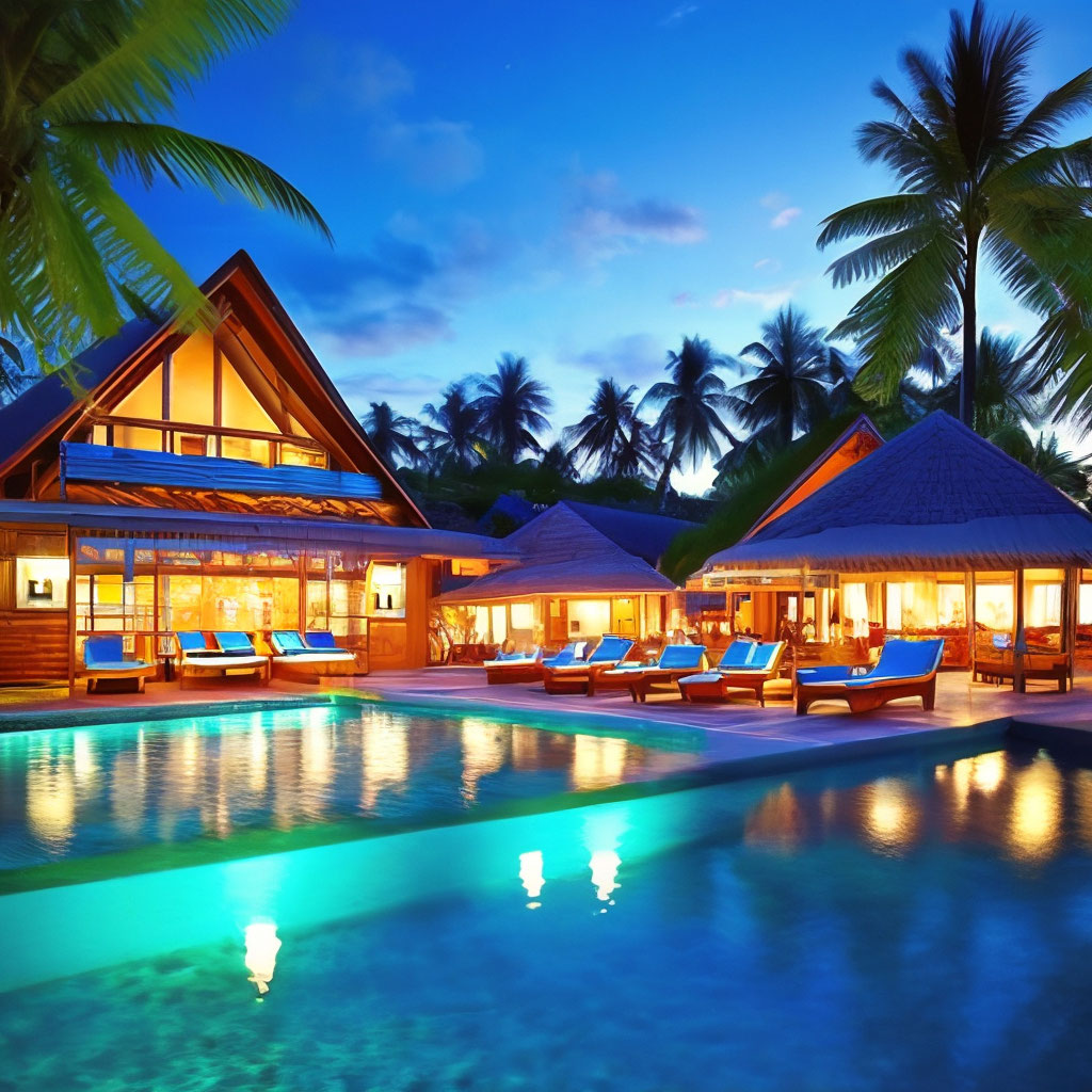 "Holidays in the Maldives, photos, realistic, high detail, high quality ...