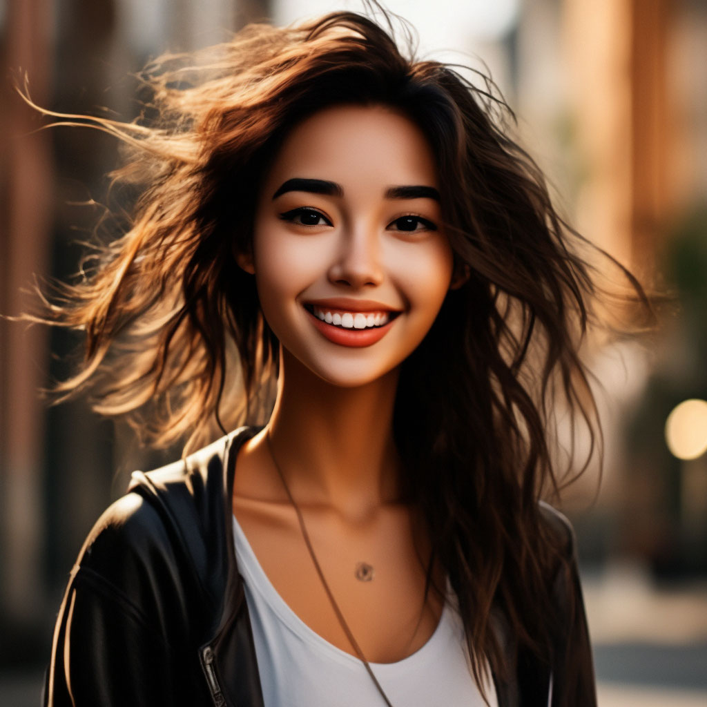 "Smile by style Sam yang" — image created in Shedevrum