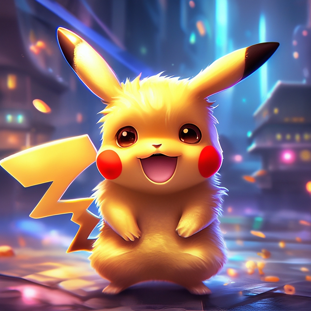 "Little pikachu" — image created in Shedevrum